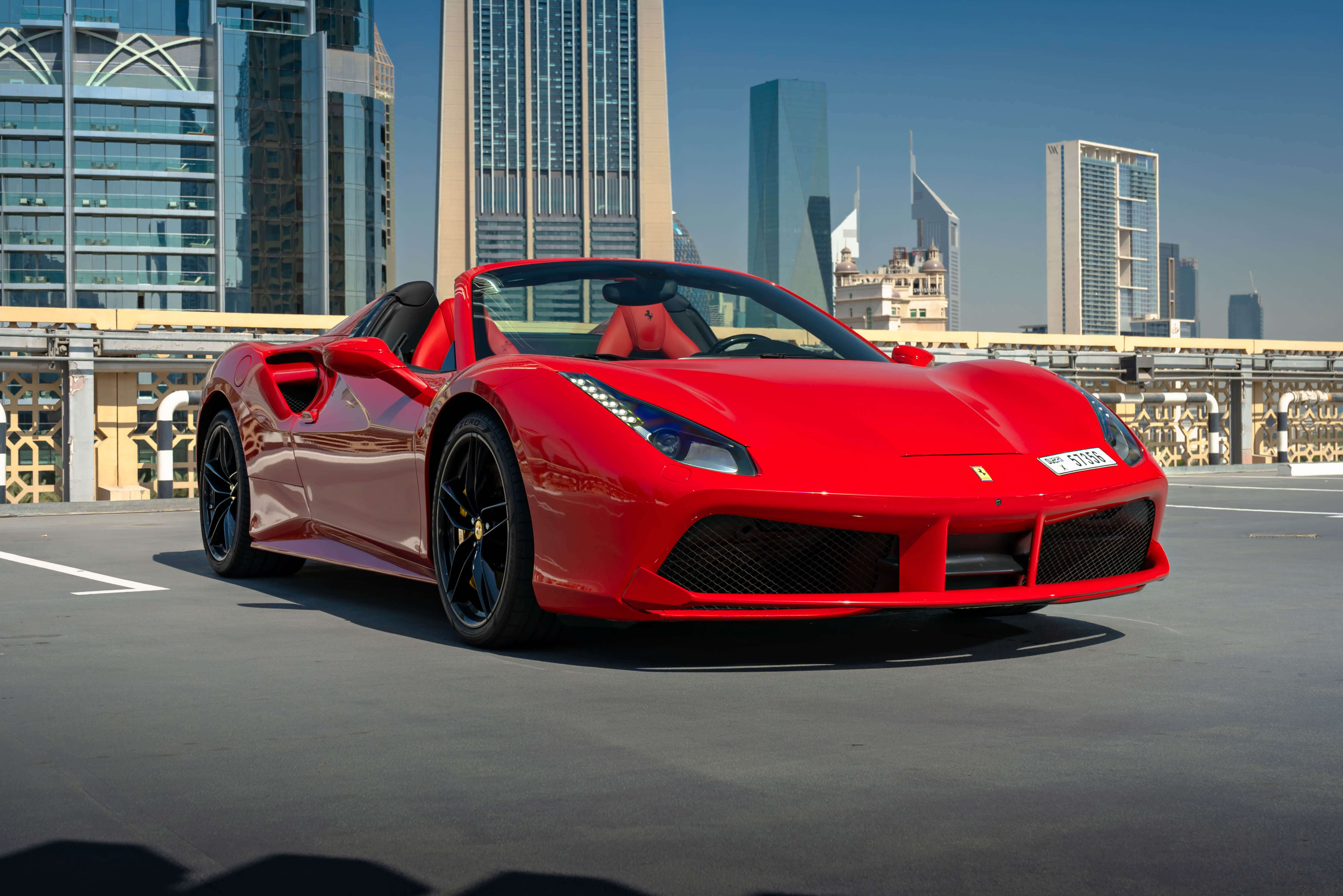 FERRARI 488 SPIDER RED R » MARSEL LUXURY CAR RENTAL